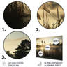 Design Art Beach Photo Seaside Reflections XII - Landscapes Metal Wall Decor Set | Wayfair